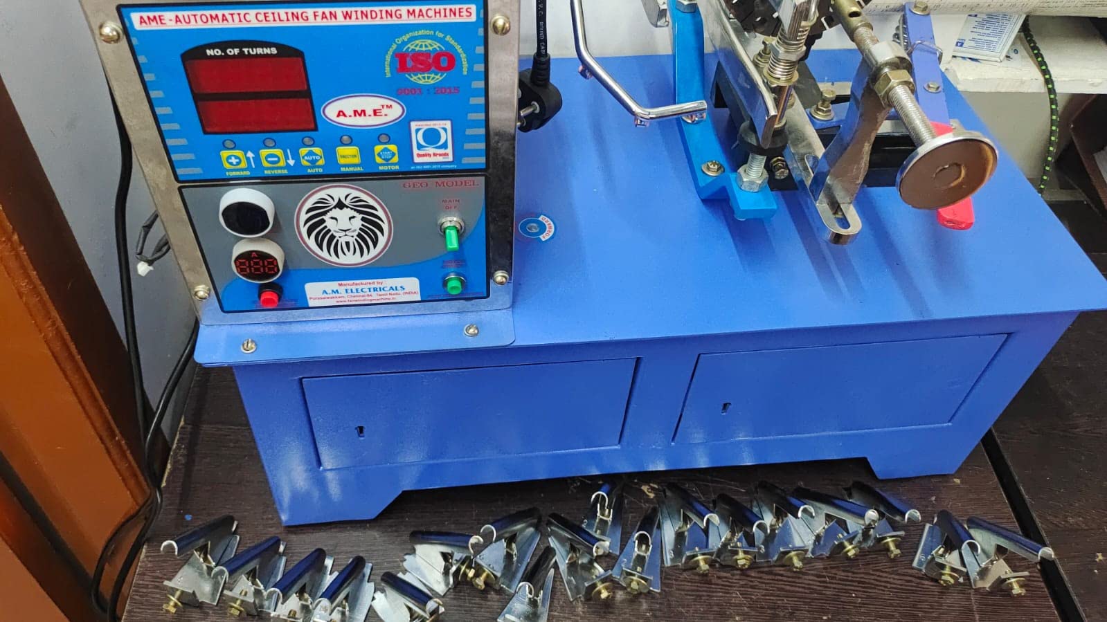 Fan Rewinding Machine Semi Automatic Ceiling Fan Stator Winding