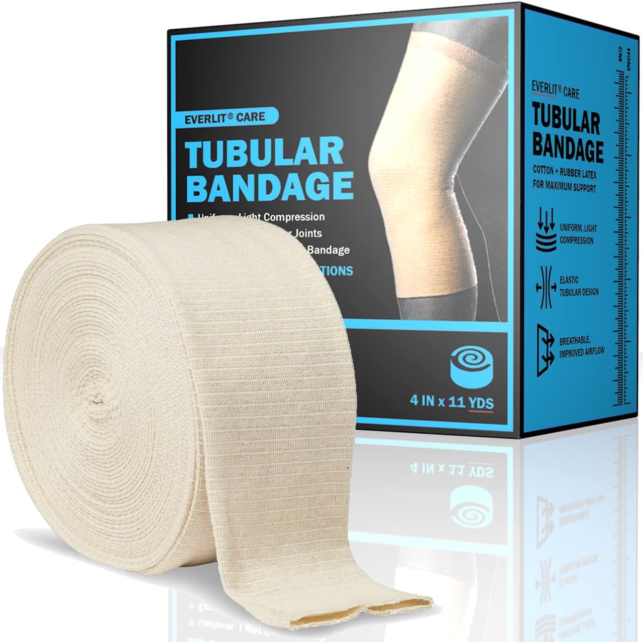 Amazon.com: EVERLIT Elasticated Tubular Support Bandage | Stockinette ...