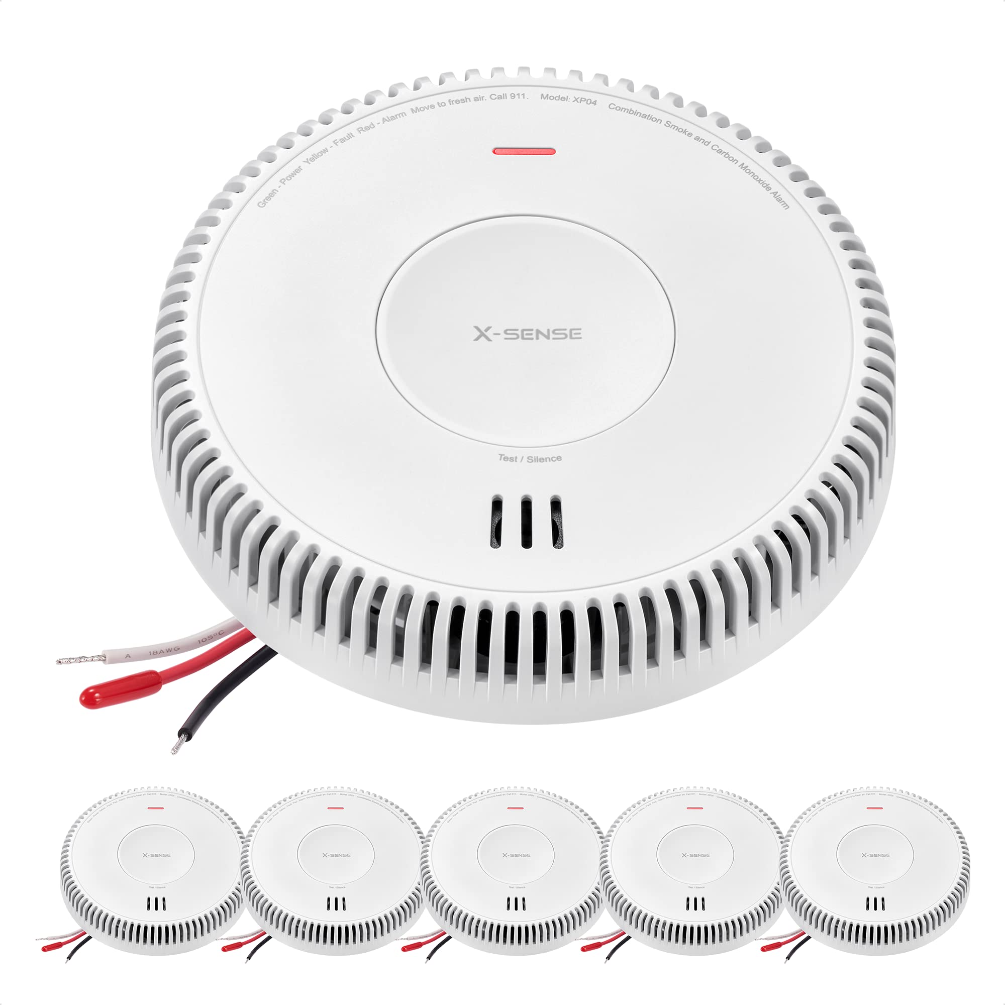 Snapklik.com : X-Sense Hardwired Combination Smoke And Carbon Monoxide ...