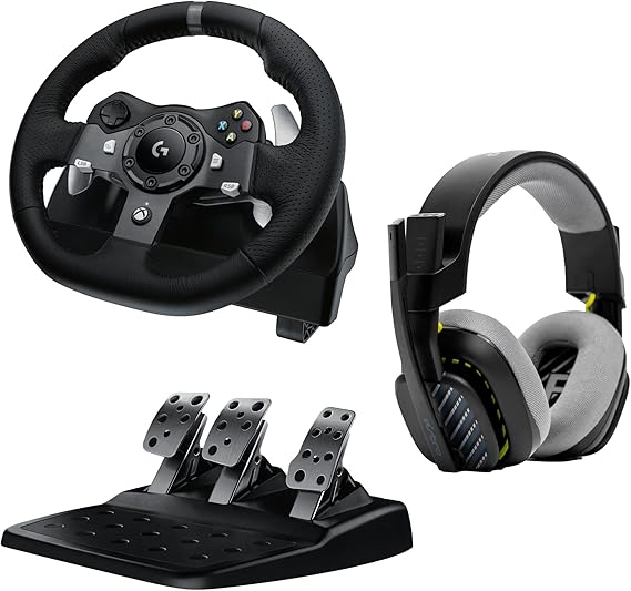 Amazon.com: Logitech G920 Driving Force Racing Wheel + Floor Pedals ...