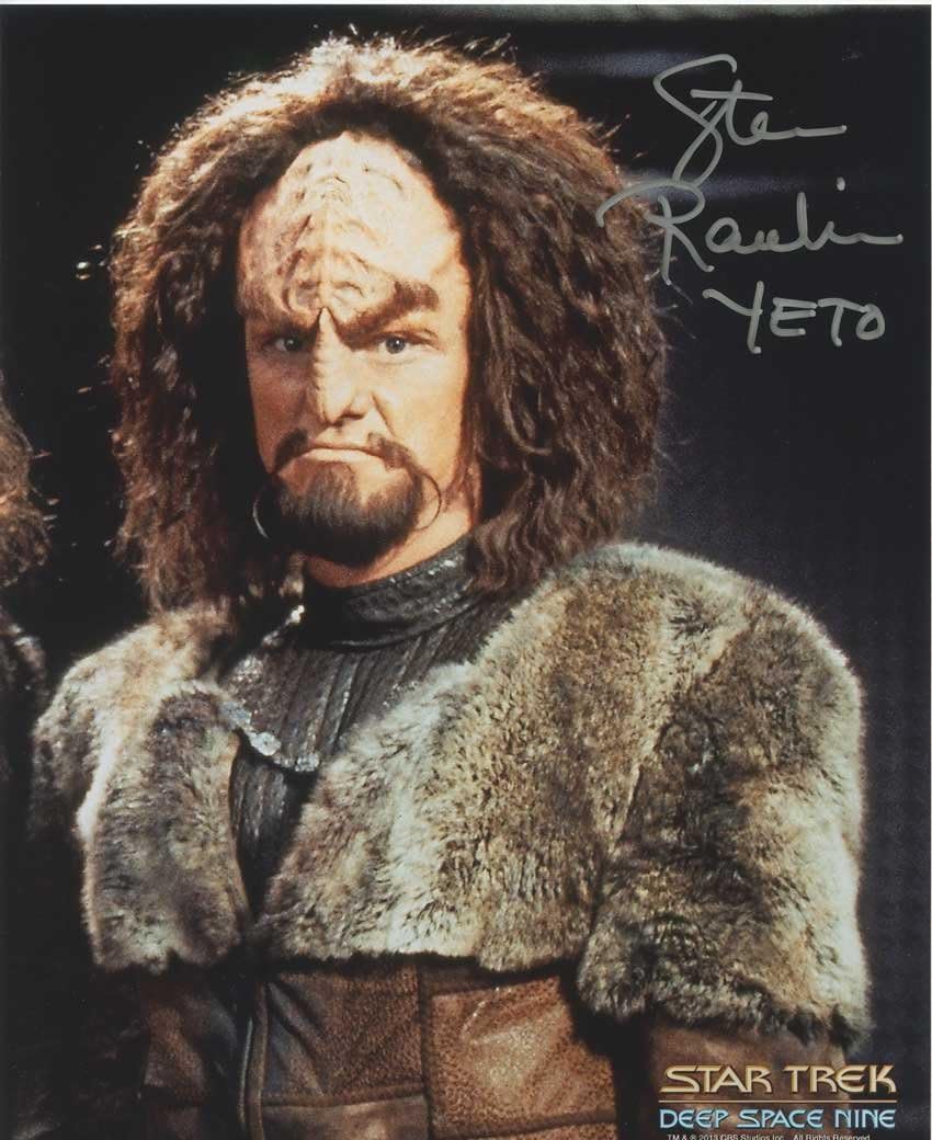 STAR TREK DS9 STEVE RANKIN AUTOGRAPH PHOTO at Amazon's Entertainment ...