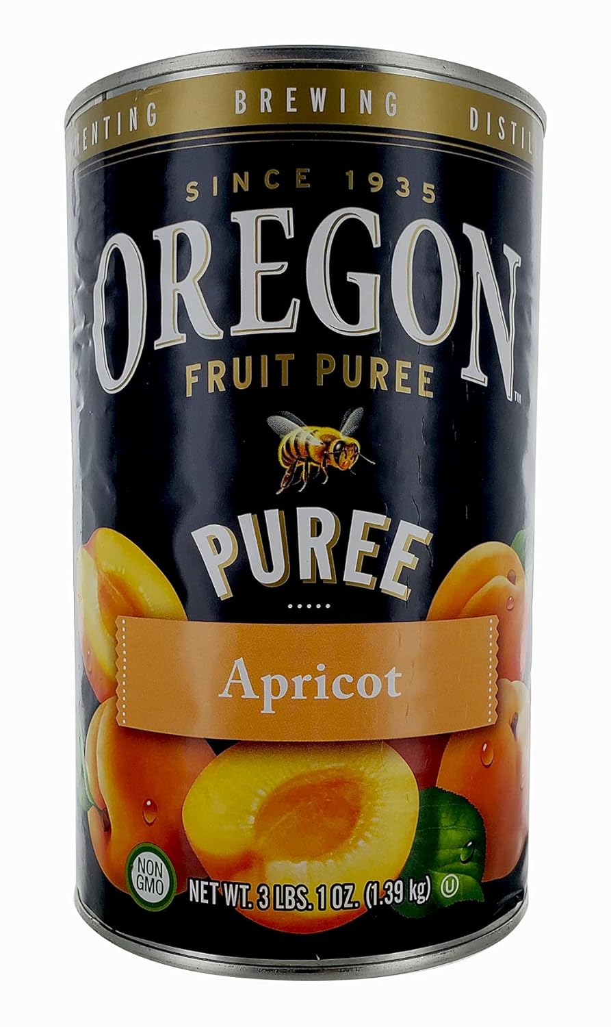 Puré de albaricoque de frutas Oregon – lata de 49 onzas – Yaxa Colombia