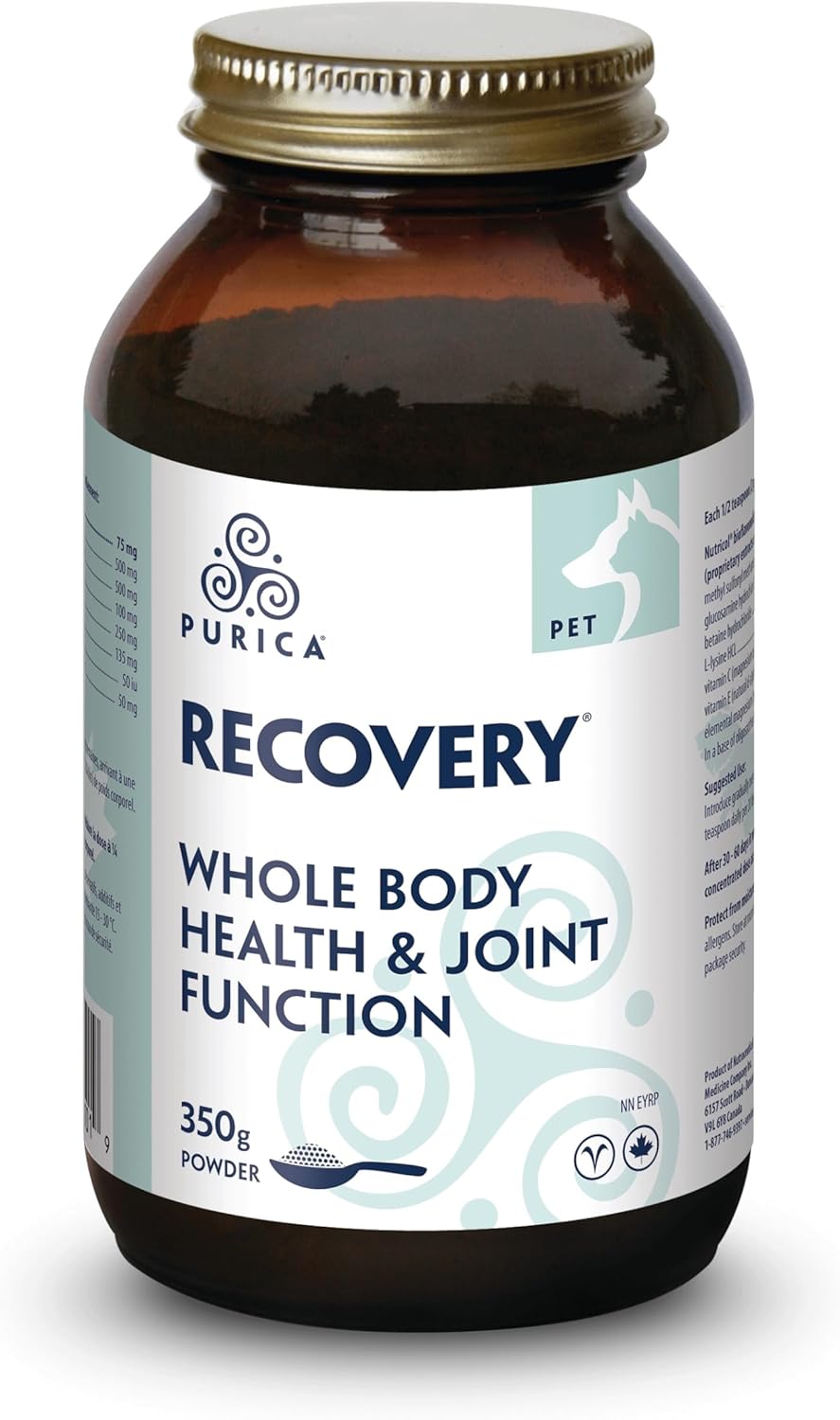 PURICA Pet Recovery Powder - 350g, Dog Joint and Hip Supplement, Joint ...
