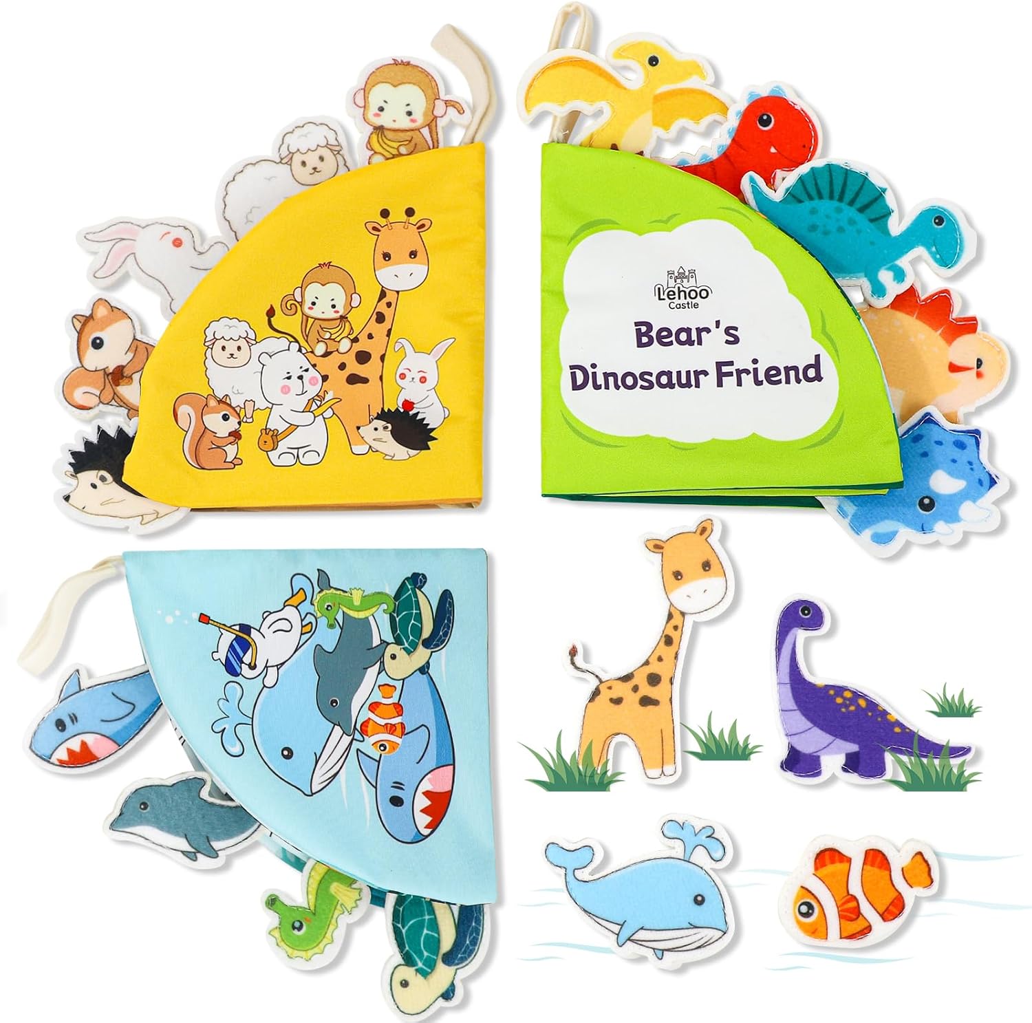 Lehoo Castle Baby Toys 0-6 Months, Baby Books 0-6 Months, Baby Sensory ...