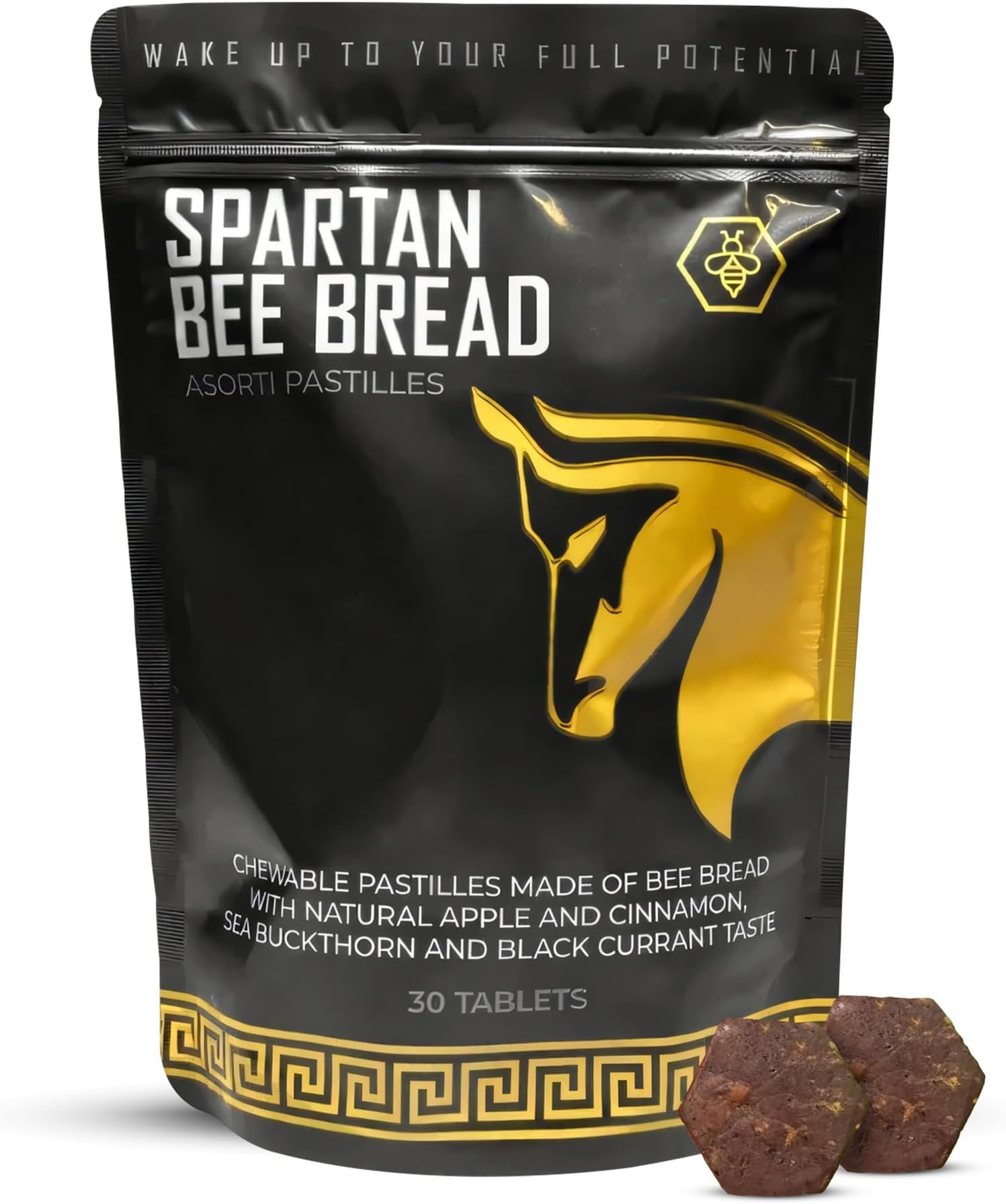 Amazon.com: Spartan Bee Bread Chewables Natural Multivitamin | High ...
