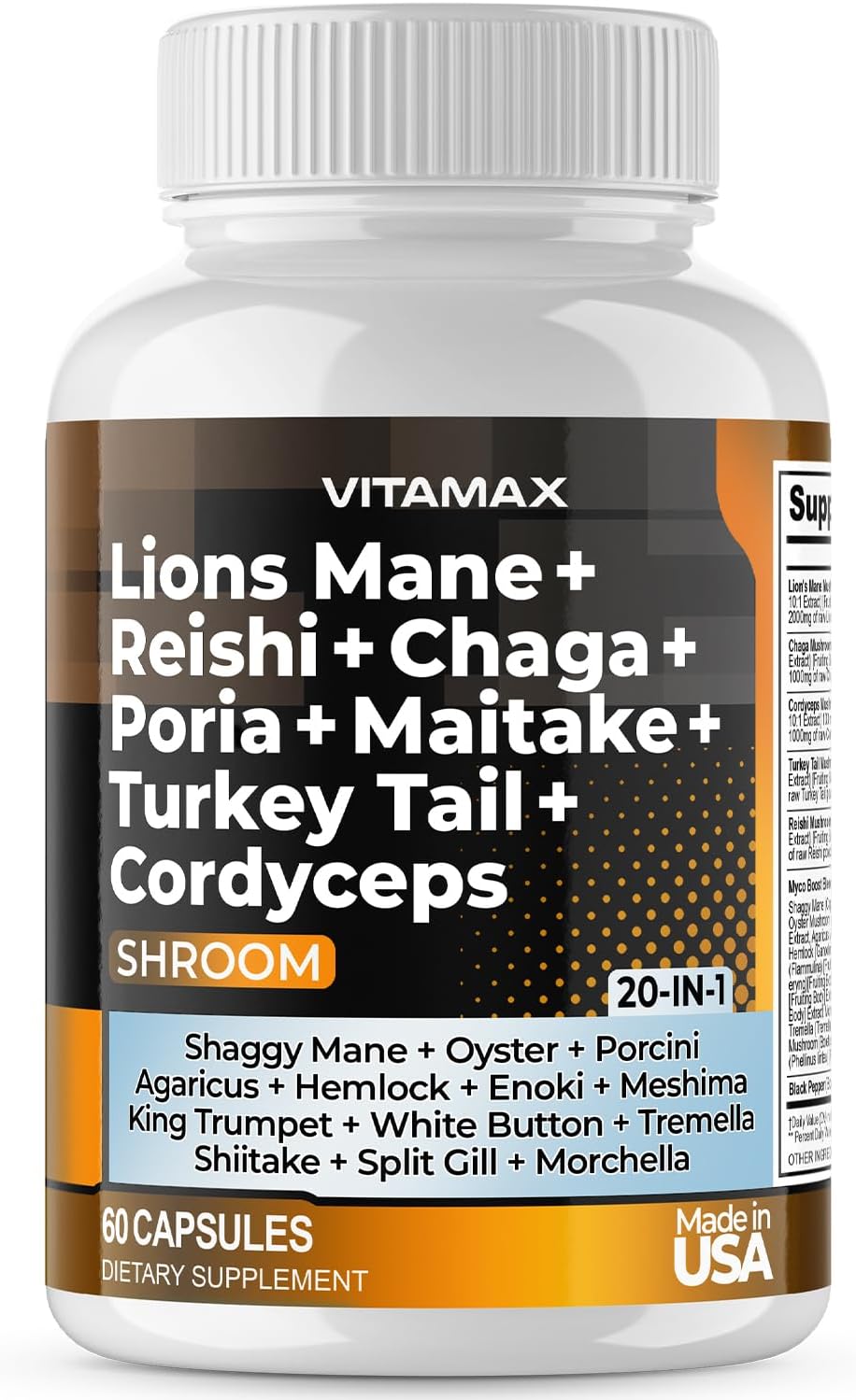 Amazon.com: Enoki Mushrooms | Mushroom Supplement | Powerful ...