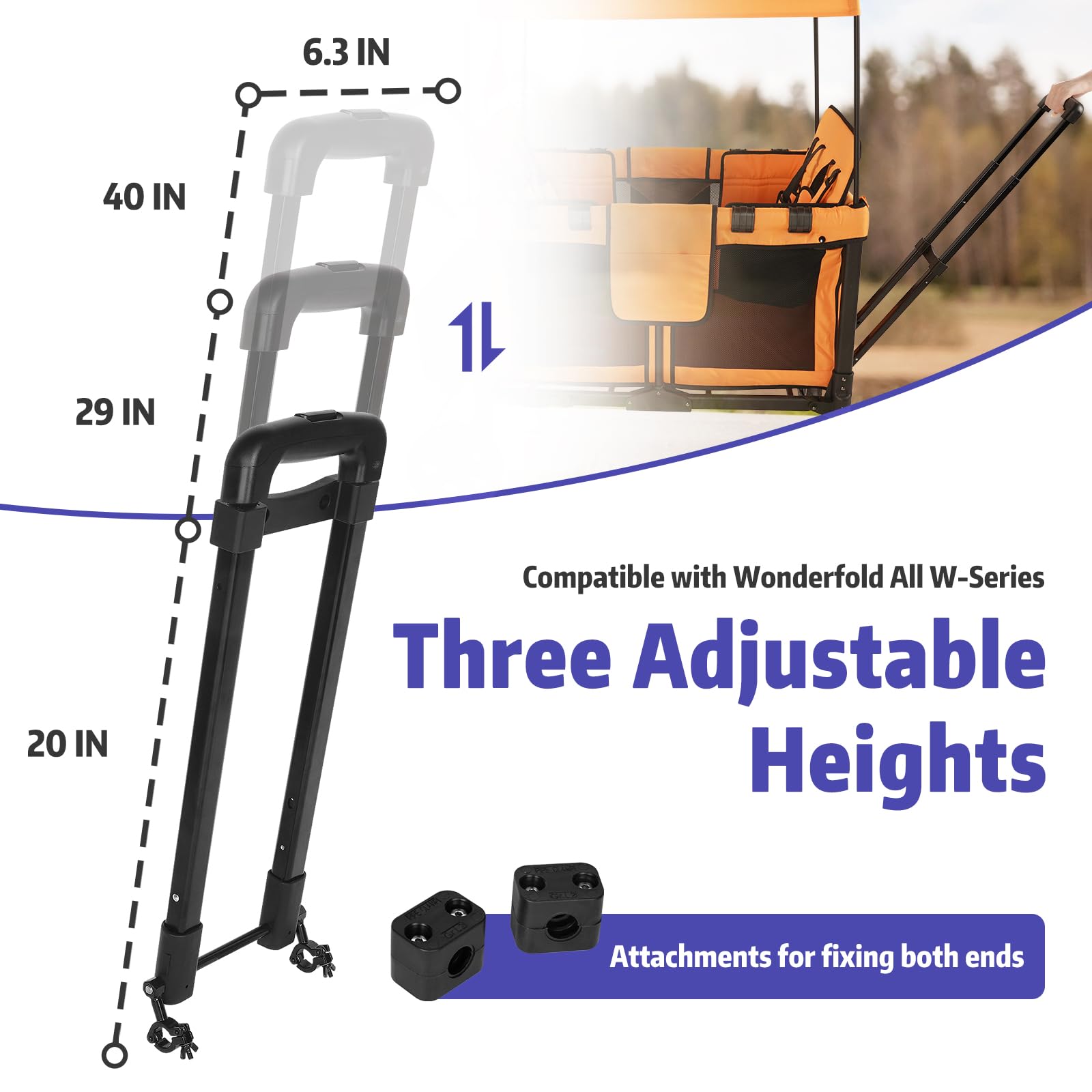 Snapklik.com : Stroller Wagon Pull Handle