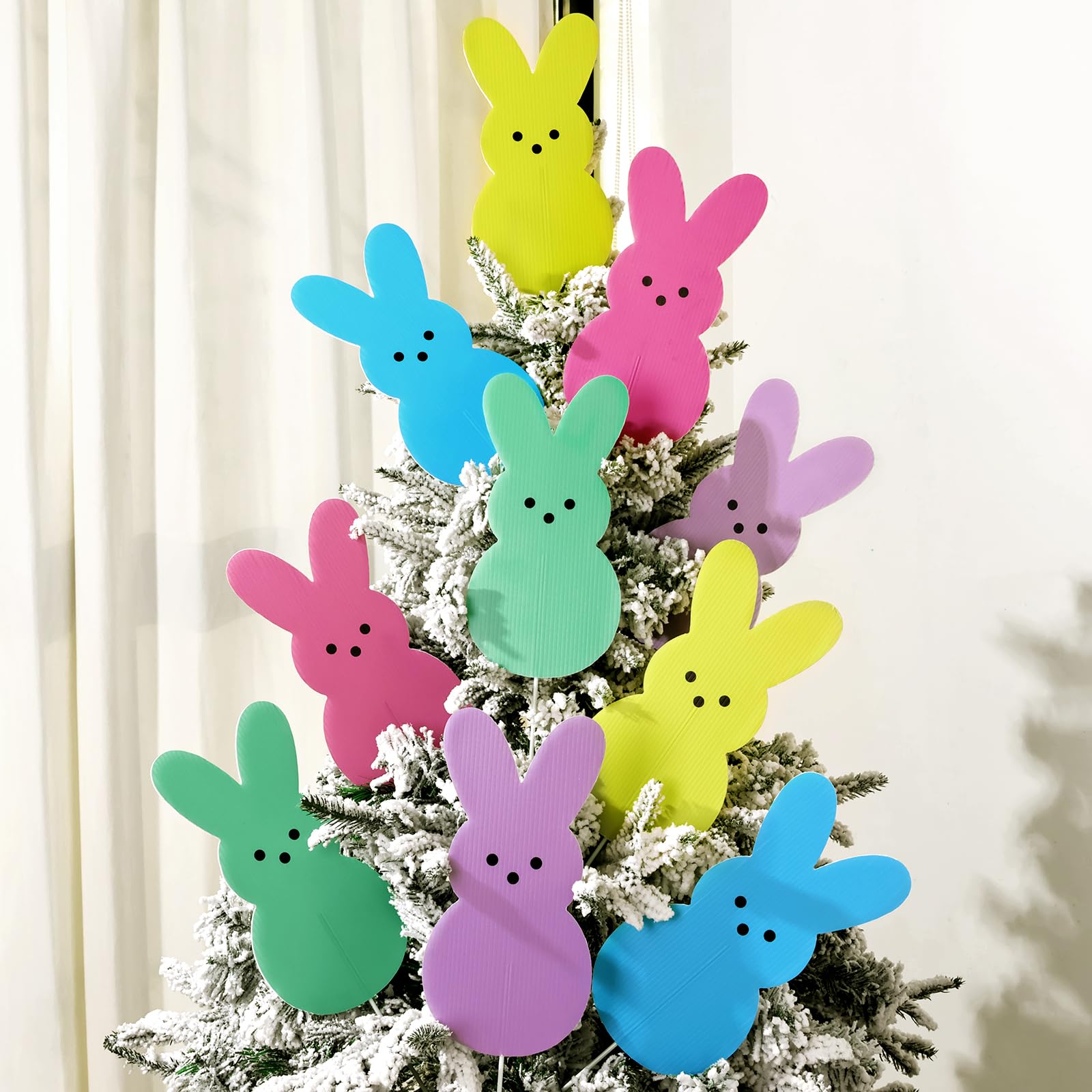 Amazon.com: Easter Decorations Peeps Tree Ornaments: 10 pcs Extra Large ...