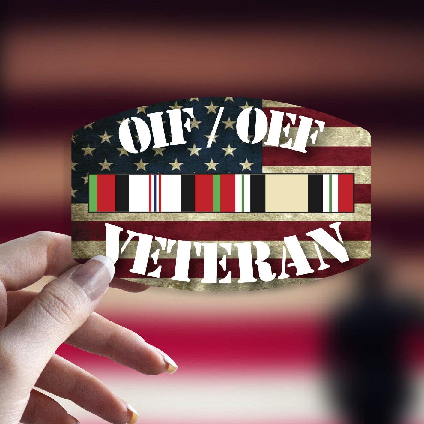 Amazon.com - Edward & Co 2pcs Sticker OIF/OEF Operation Iraqi Enduring ...