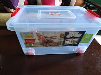 Nakoda Siva Naturals Rectangular Plastic Storage Box with Lack and ...