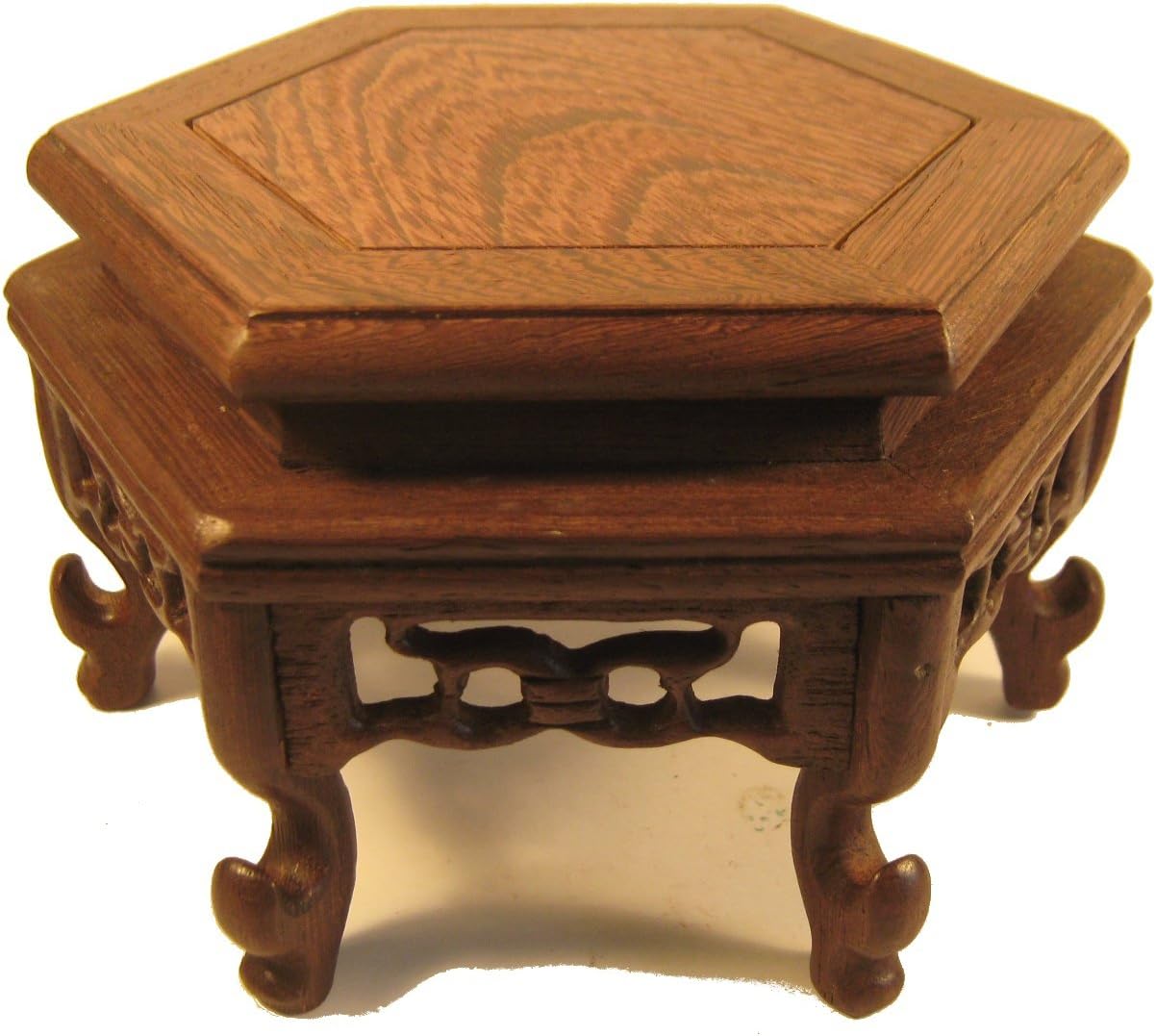 Amazon.com: Hexagon Display Stand - Jichi Wood - 5.3"x4.5" : Home & Kitchen