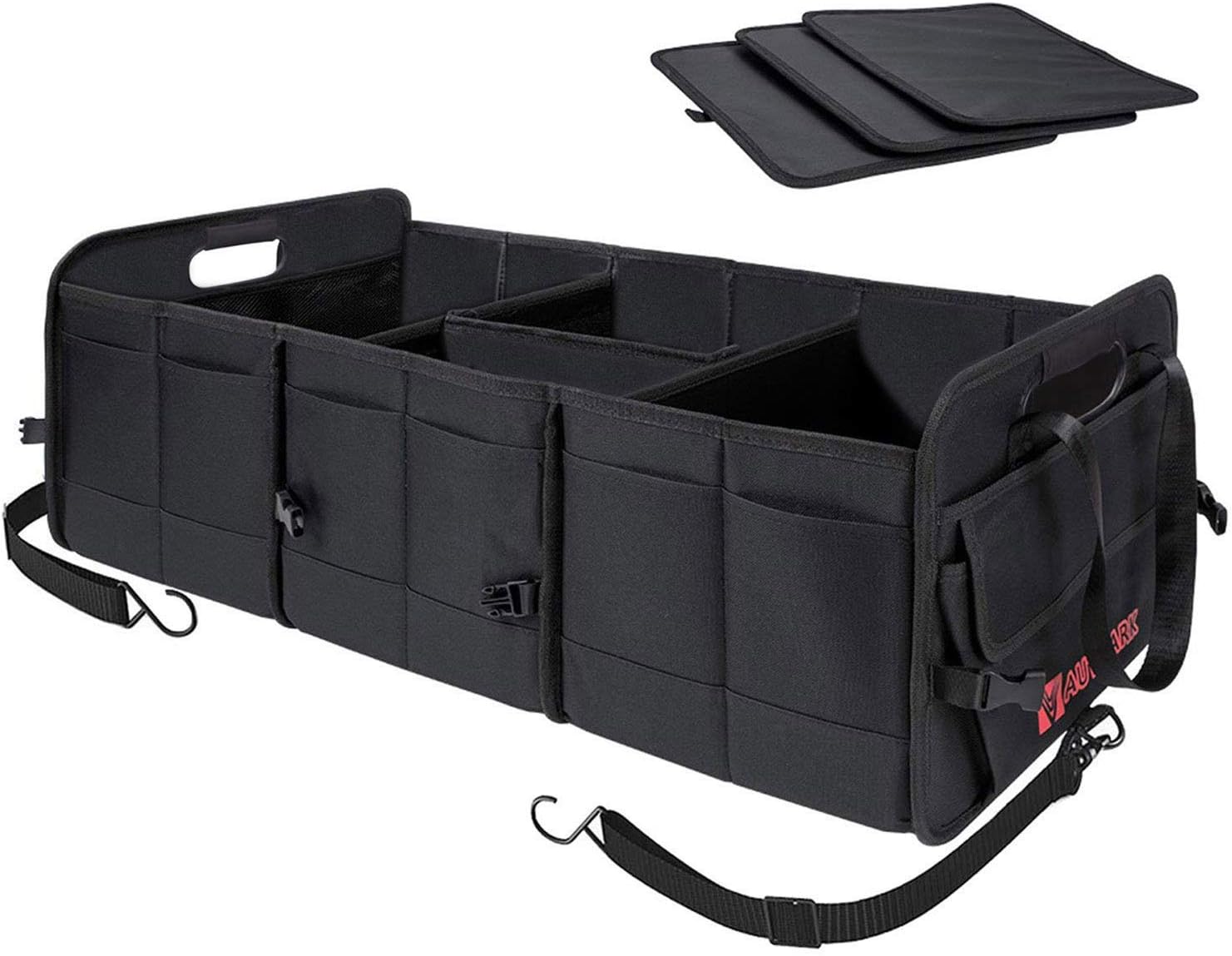 Amazon.com: AUTOARK Multipurpose Car Trunk Organizer with Straps,Non ...