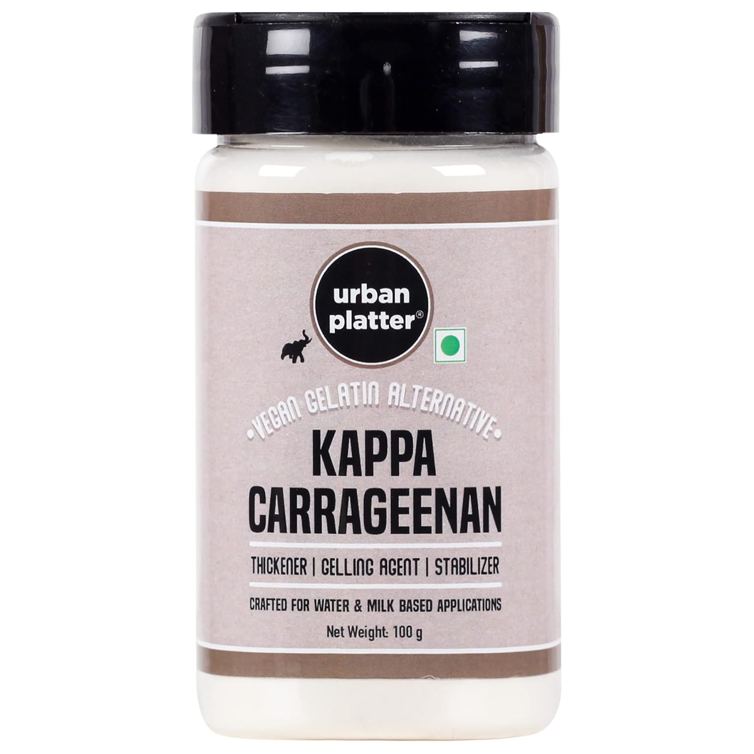 Urban Platter Kappa Carrageenan Powder, 100g / 3.5oz [Made for Milk ...