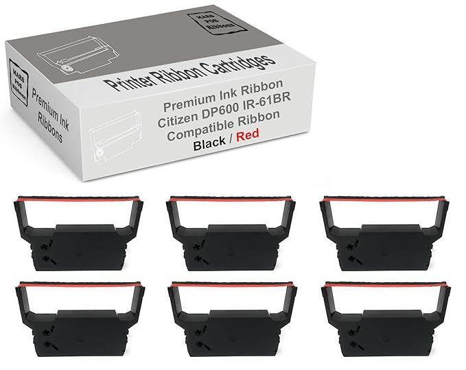 Mars POS Ribbons Compatible Ribbon Cartridge Replacement for Citizen ...