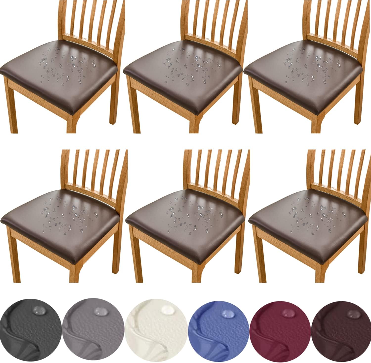 Amazon.com: HFCNMY Bench Covers for Dining Room,Waterproof PU Dining ...