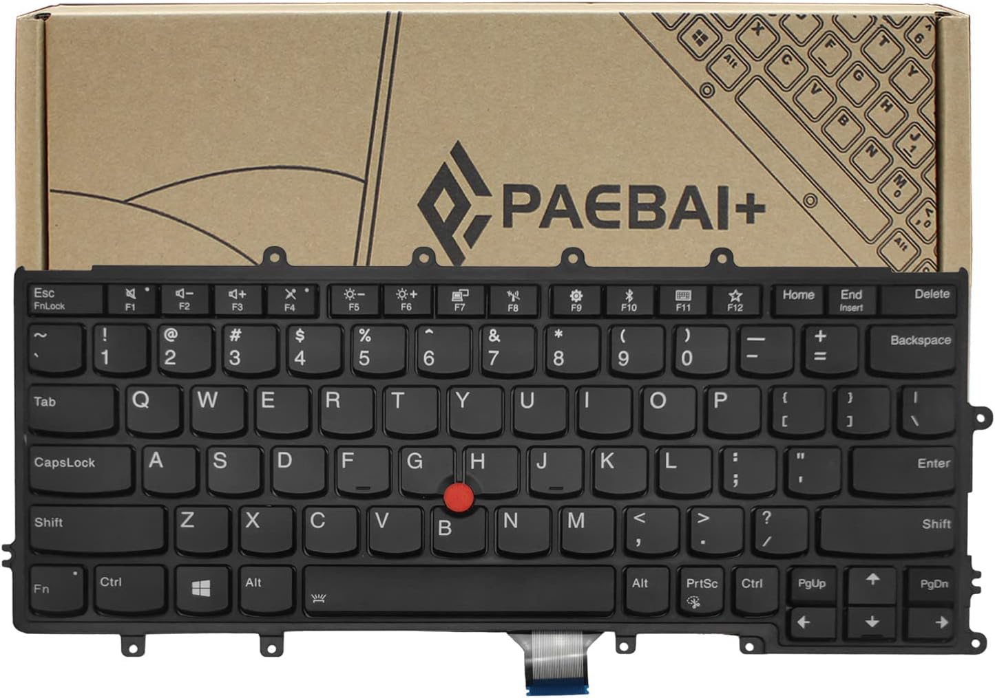 Amazon.com: PAEBAI+ Replacement Laptop Keyboard Backlit for Lenovo ...