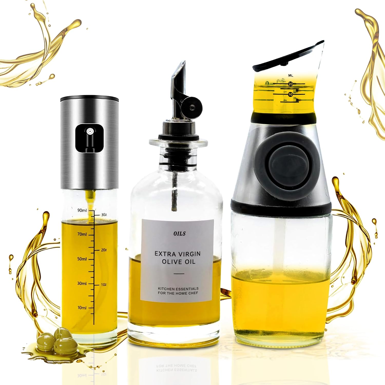Amazon.com: Supply Honey's - Olive Oil Dispenser Bottle for Kitchen ...
