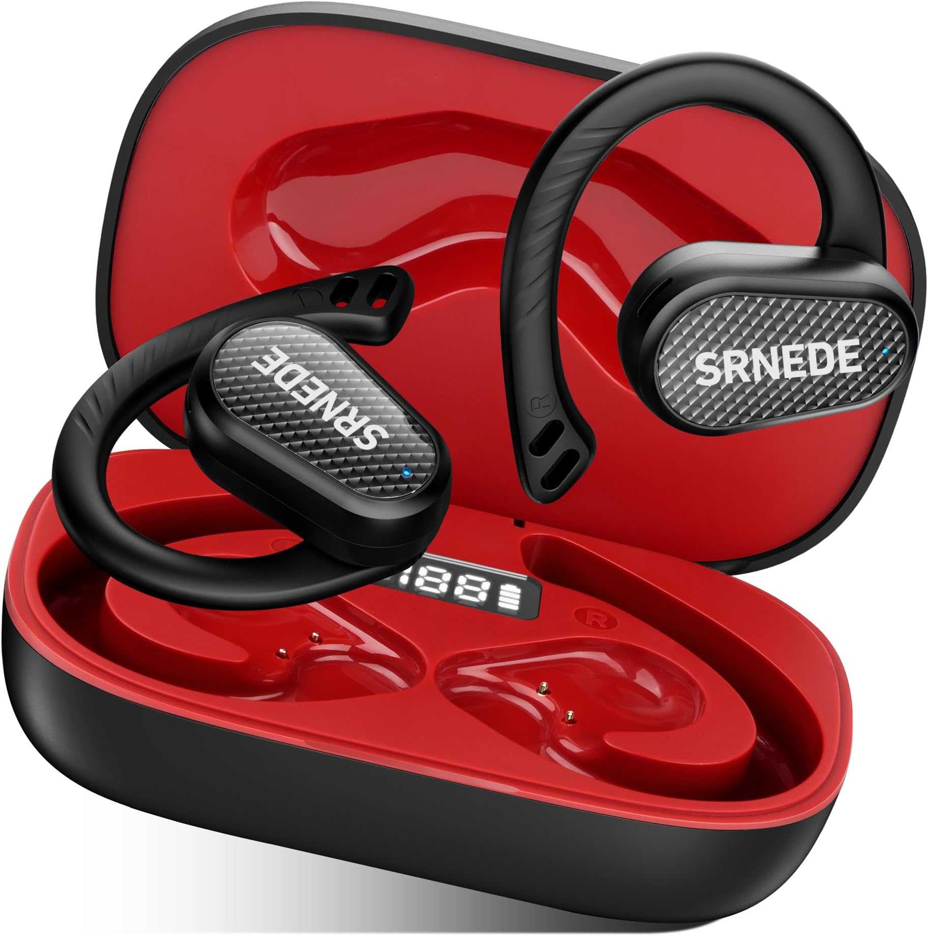 Amazon.com: Srnede Wireless Open-Ear Bone-Conduction Earbuds 5.4 ...