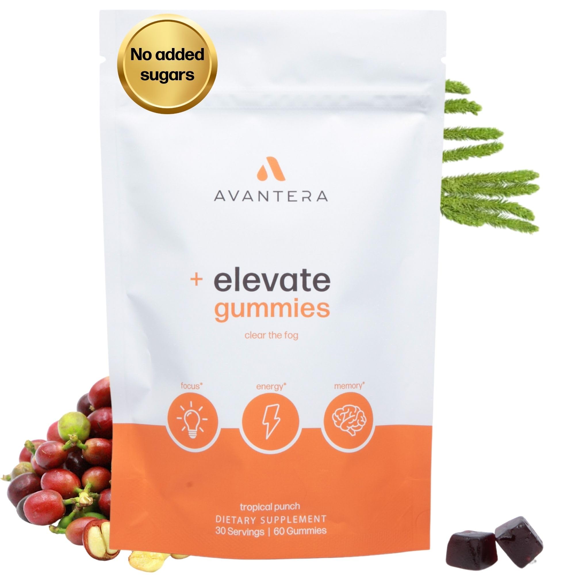 Amazon.com: Avantera Elevate Gummies Premium Nootropic Supplement ...