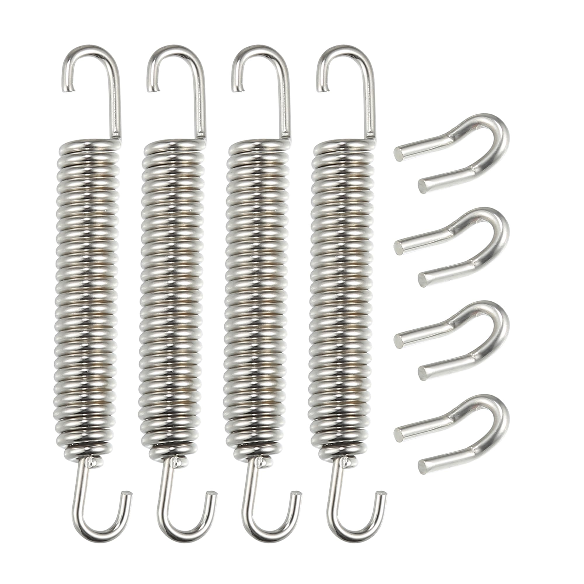 Amazon.com: X AUTOHAUX 4 Set Motorcycles Universal Exhaust Pipe Spring ...