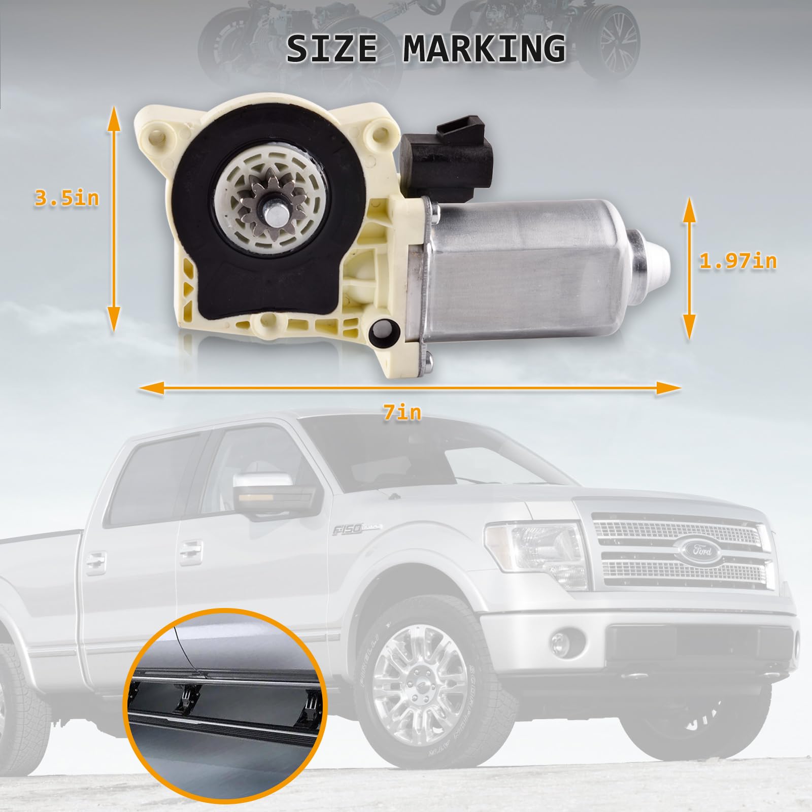 Snapklik.com : Unikpas 80-03129-90 Electric Side Step Motor Replacement ...