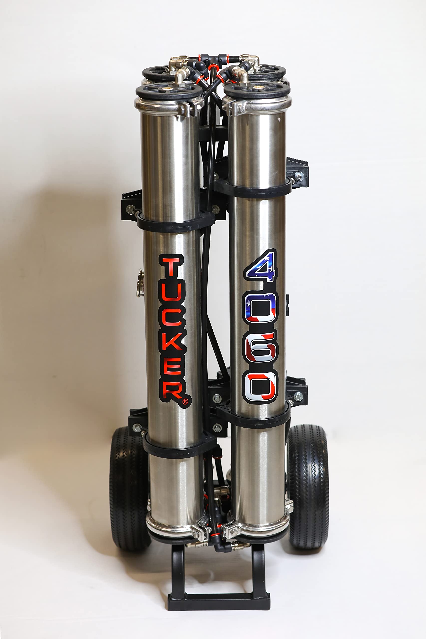 Buy 4 Stage Water Filtration Wheeled Cart with 2 Reverse Osmosis ...