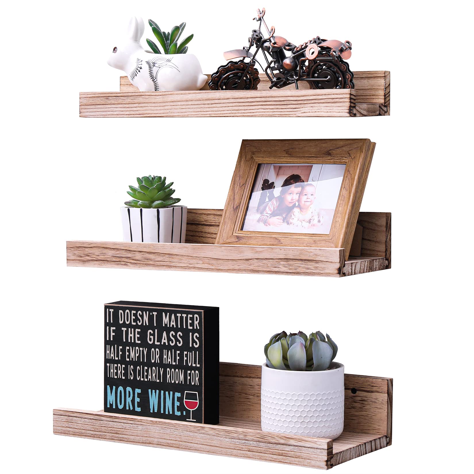 Kitchen Rustic Wood Shelf - Wood Shelves - Wallboard wall Shelf ...