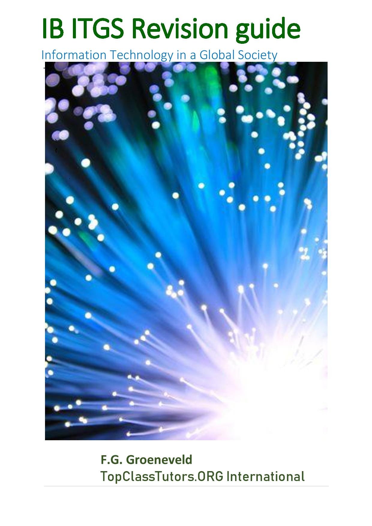 Itgs Textbook Ib Information Technology In A Global Society