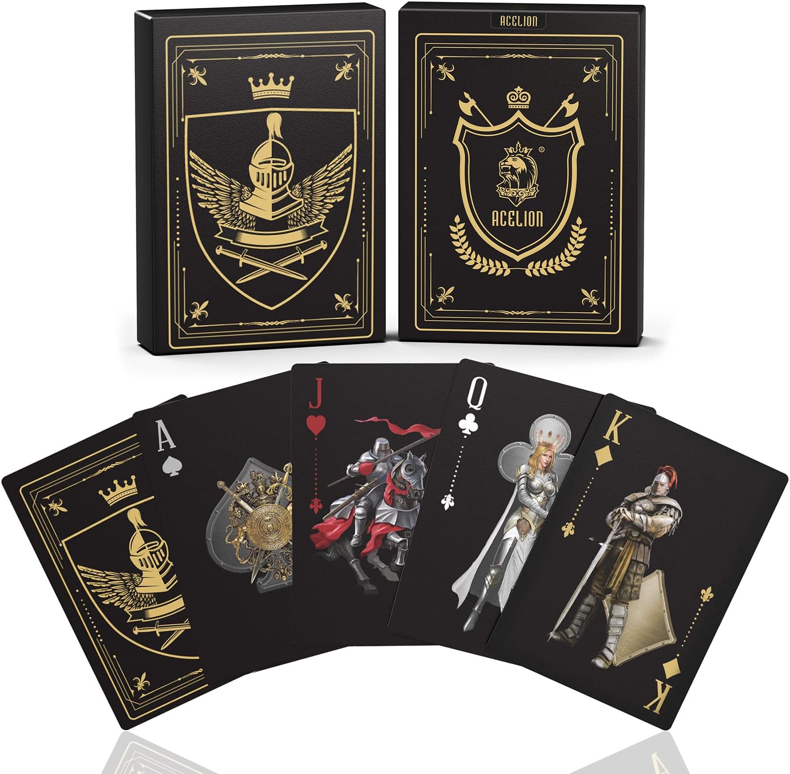 Purity Double playing card box, including two packs of cards : Amazon ...
