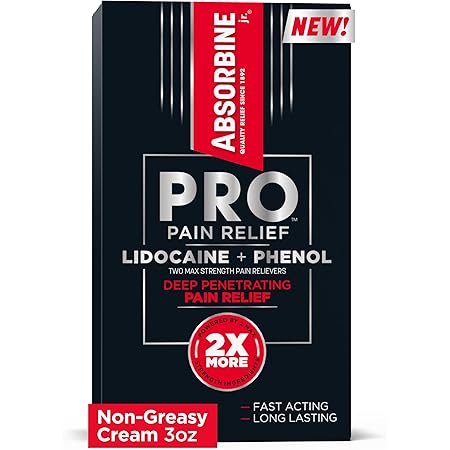 Amazon.com: ABSORBINE JR. PRO No-Mess Lidocaine Roll On, Maximum ...