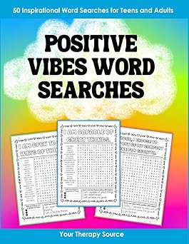 Amazon.com: Inspirational Word Search: Positive Vibes Word Searches for ...