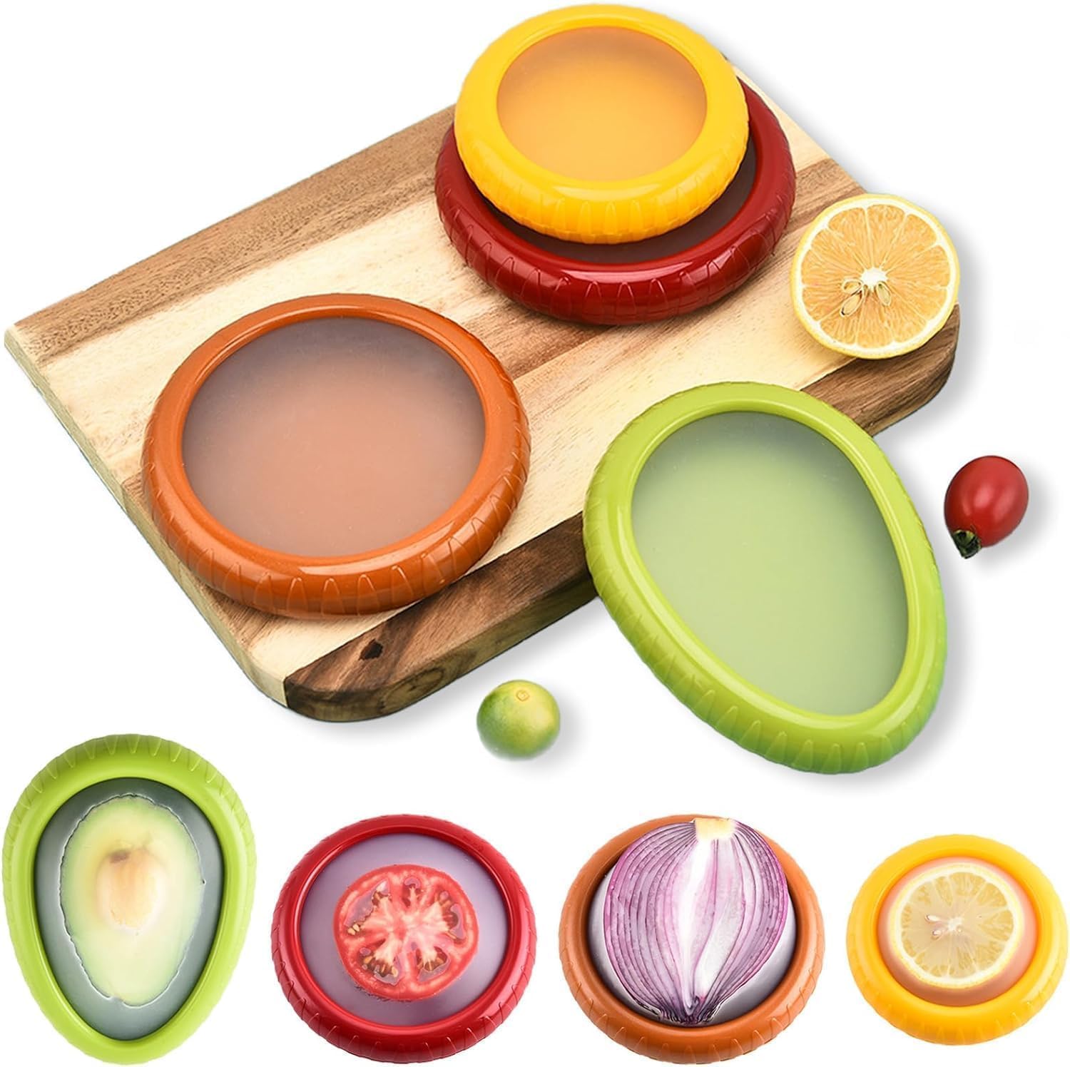 Amazon.com: HANR Modern Practical Silicone Fruit & Vegetable Storage ...