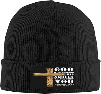 Bible Verse Psalm 91:11 Christian Gifts Religious Gifts Womens Beanie ...