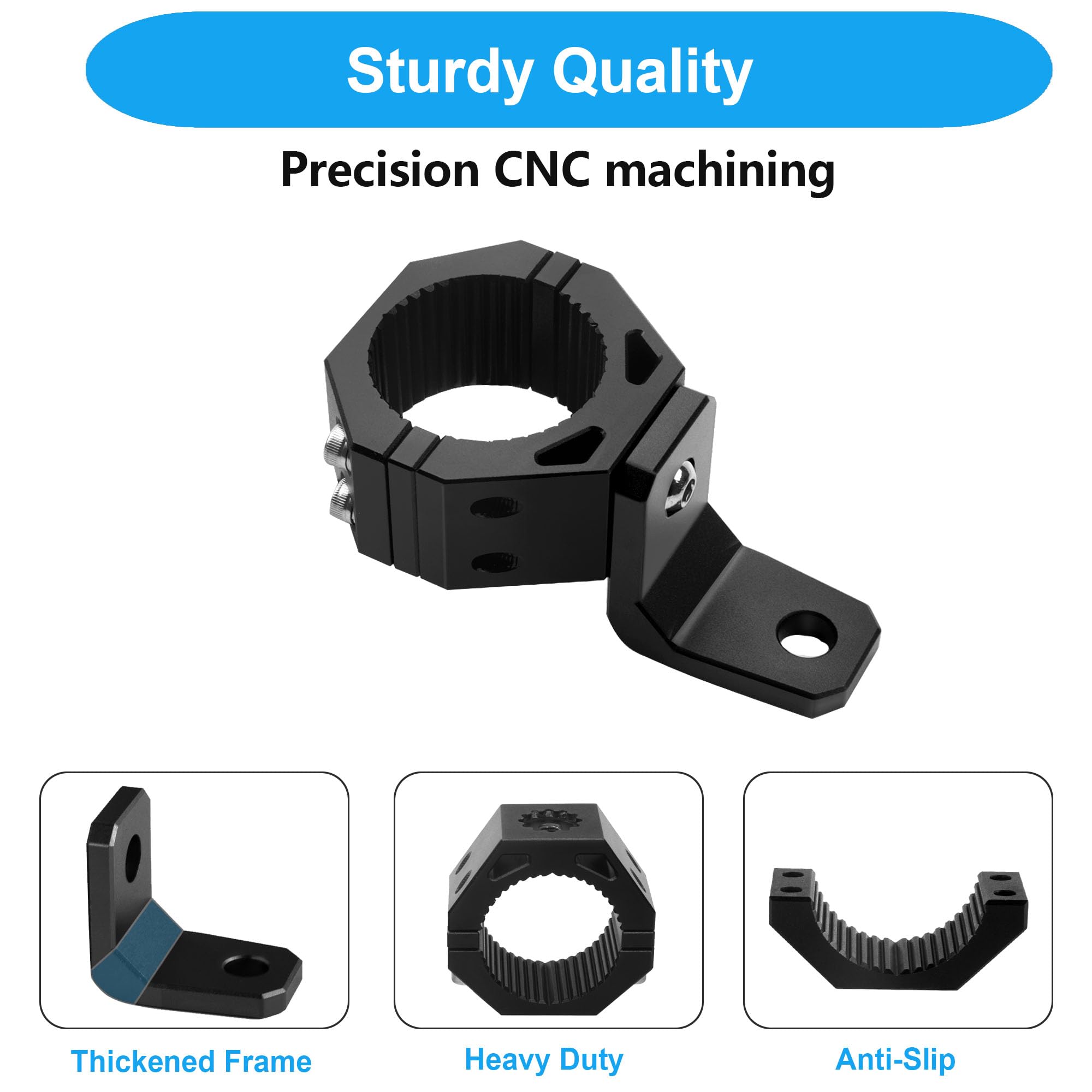 UTV Whip Light Mount SXS - 360?? Adjustable Flag Mounts Light Bar ...