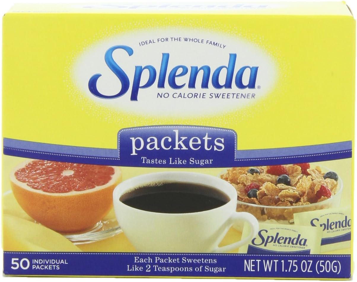 Splenda No Calorie Sweetener, 50 Count Packets (pack Of 6) : Amazon.ca ...