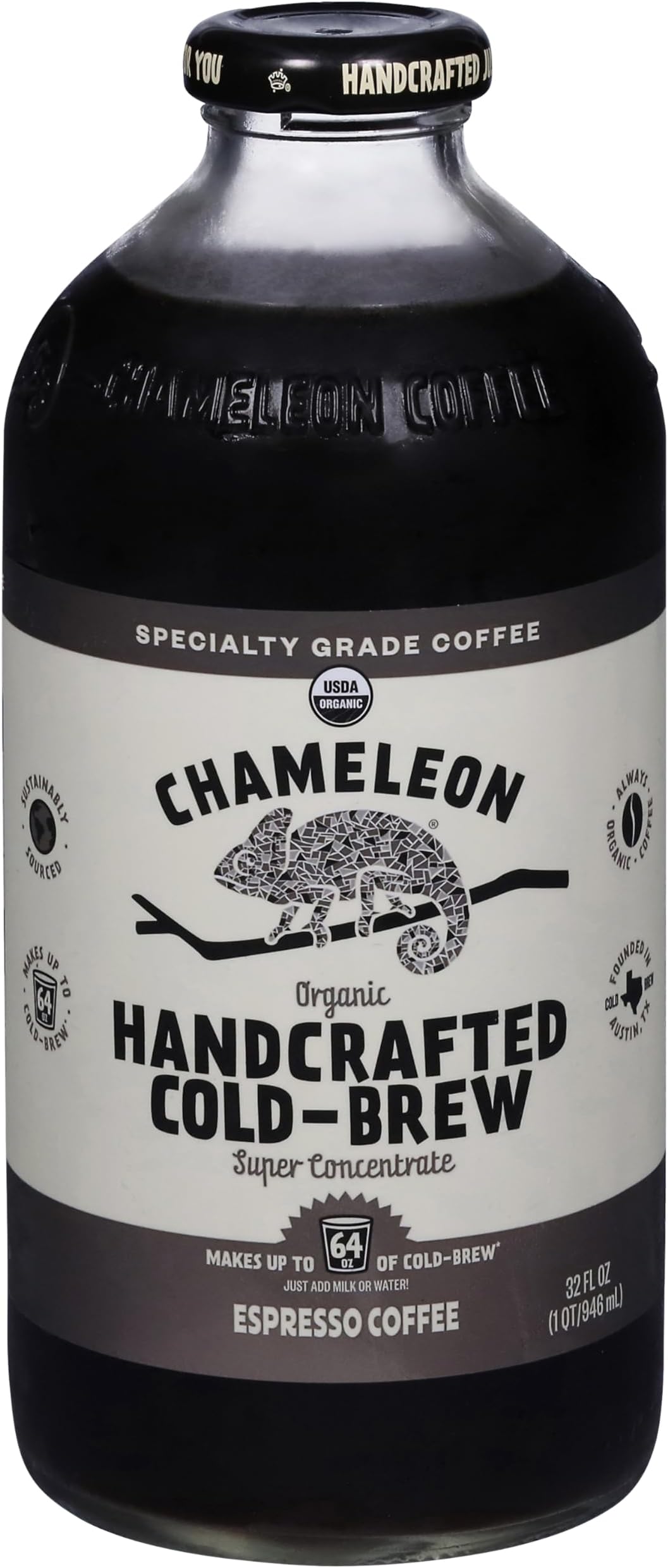 Amazon.com: Chameleon Cold Brew Organic Espresso Cold Brew Coffee, 32 ...
