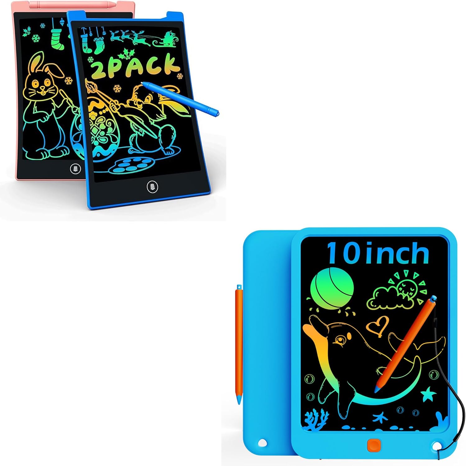 Amazon.com: KOKODI Kid Toys LCD Writing Tablet, Colorful Toddler ...