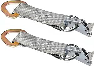 Amazon.com: US Cargo Control E-Track Rope Tie-Offs, 2 Inch x 6.5 Inch ...