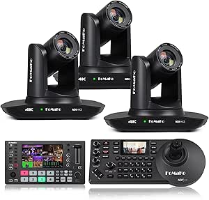 Amazon.com : FoMaKo 4K 30x NDI PTZ Camera,30x Optical Zoom,for ...