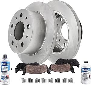 Amazon.com: Detroit Axle - Rear Brake Kit for 2014-2021 Ram ProMaster 1500 2500 3500, Disc Brake ...