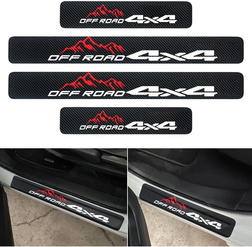 Amazon.com: GOLYWIN 10 Pcs Car Door Sill Protector for Toyota Tacoma ...