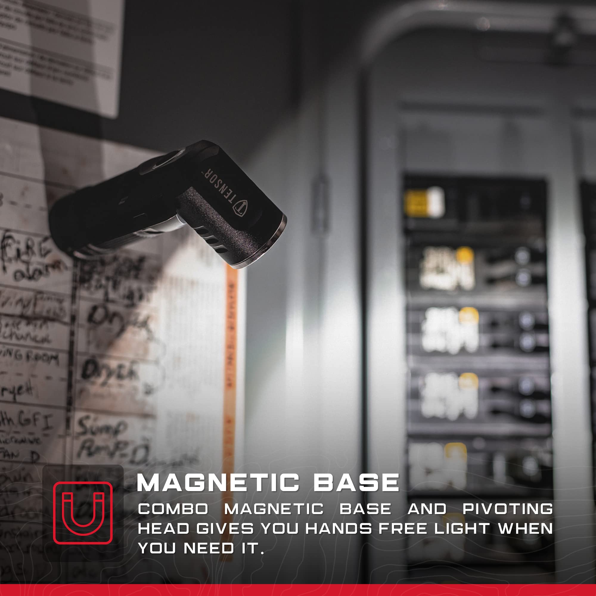 TENSOR Corporal 90 Degree Flashlight Rechargeable-with...B08Z4F75GR ...