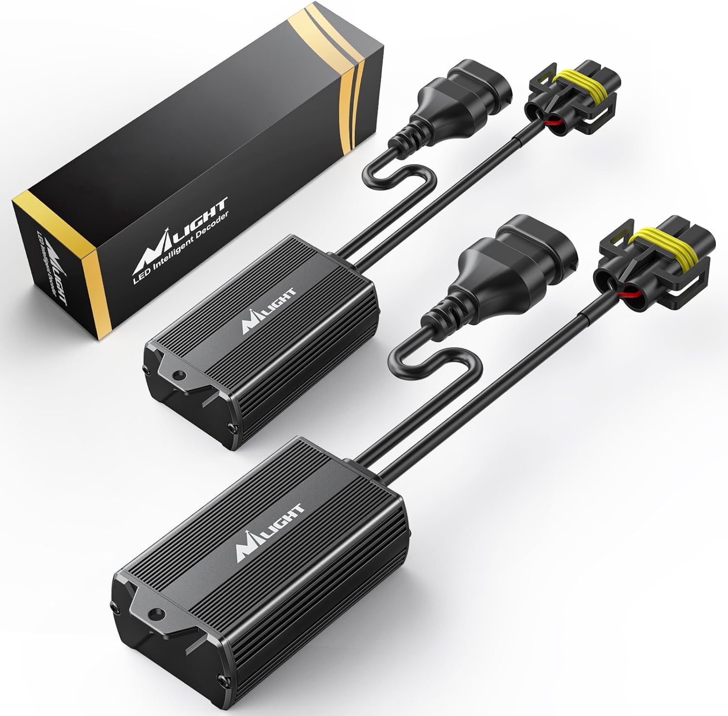 Amazon.com: Nilight H11/H9/H8 LED CANbus Decoder - Anti-Flickering ...