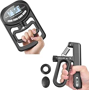 Amazon.com : Electronic Hand Grip Strength Tester Grip Strengthener ...