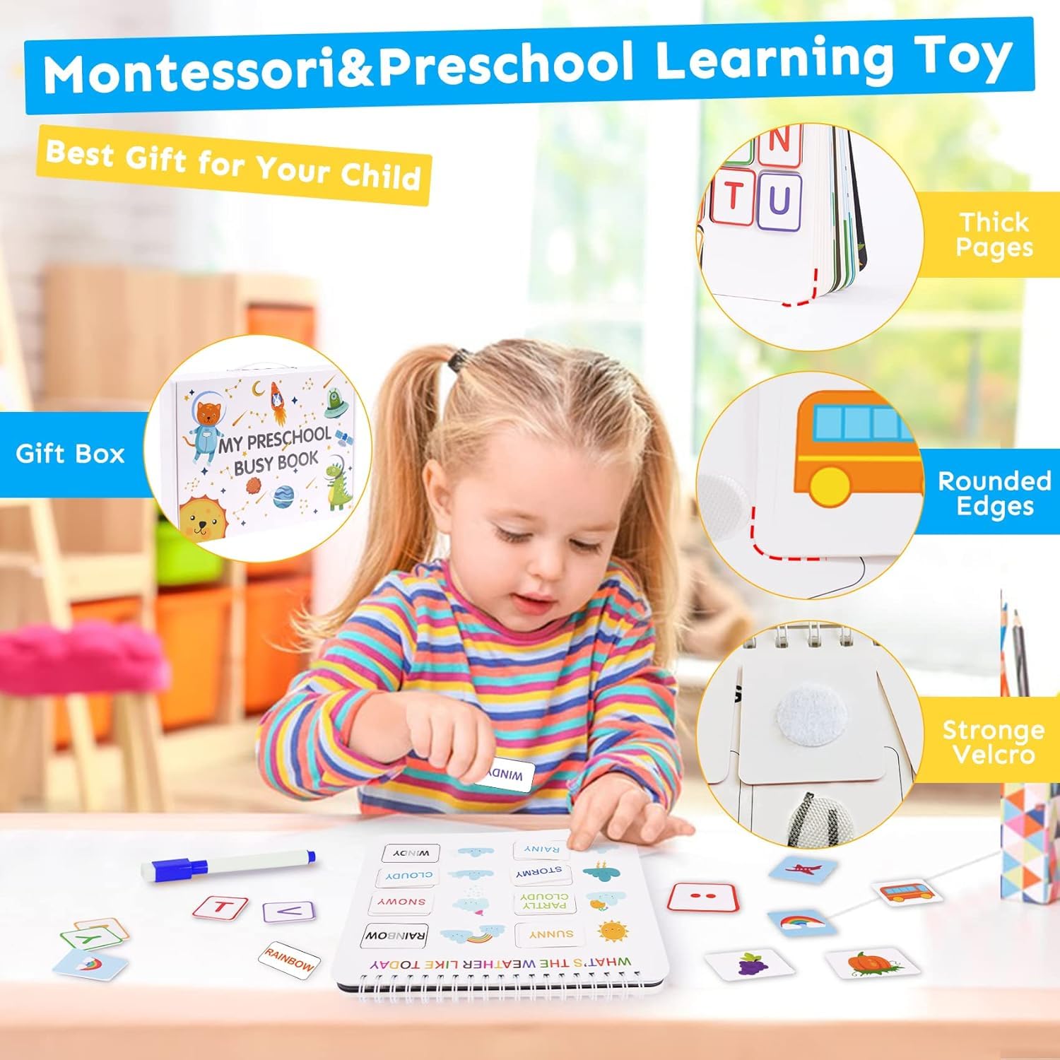 Snapklik.com : PASAMIC 30 Themes Busy Book Montessori Preschool ...