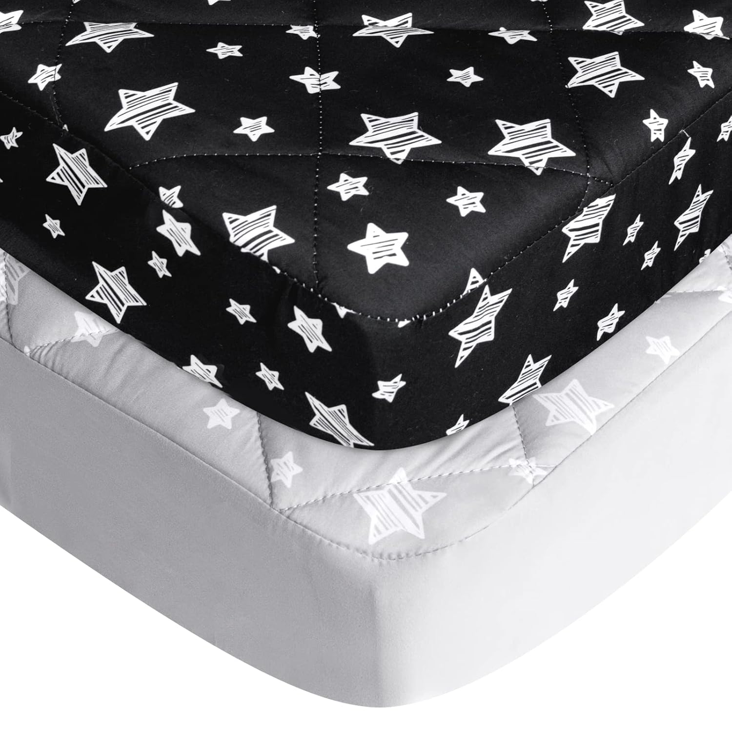 Amazon.com : Pack and Play Sheets Fitted 2 Pack, Compatible with Graco ...