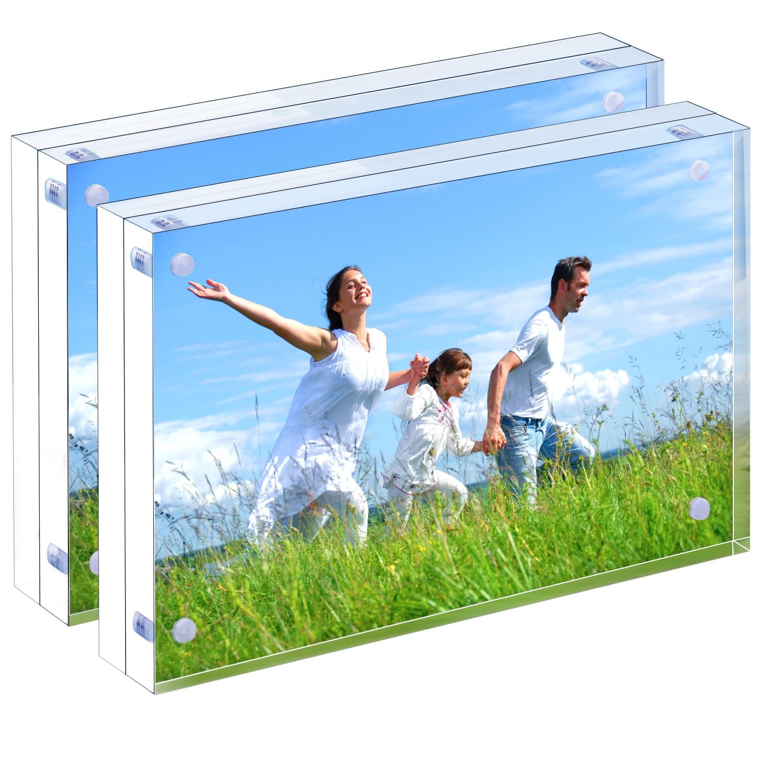 Amazon.com - PITBVO Acrylic Picture Frame, 2pack 4x6 Inch Photo Frames ...