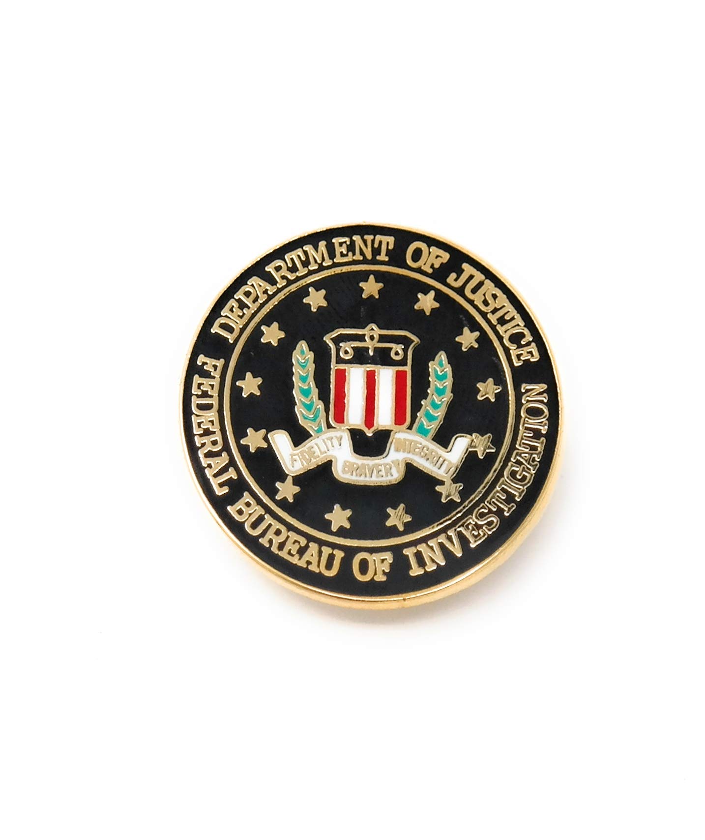 Amazon.com: Stars and Stripes FBI Lapel Pin : Clothing, Shoes & Jewelry