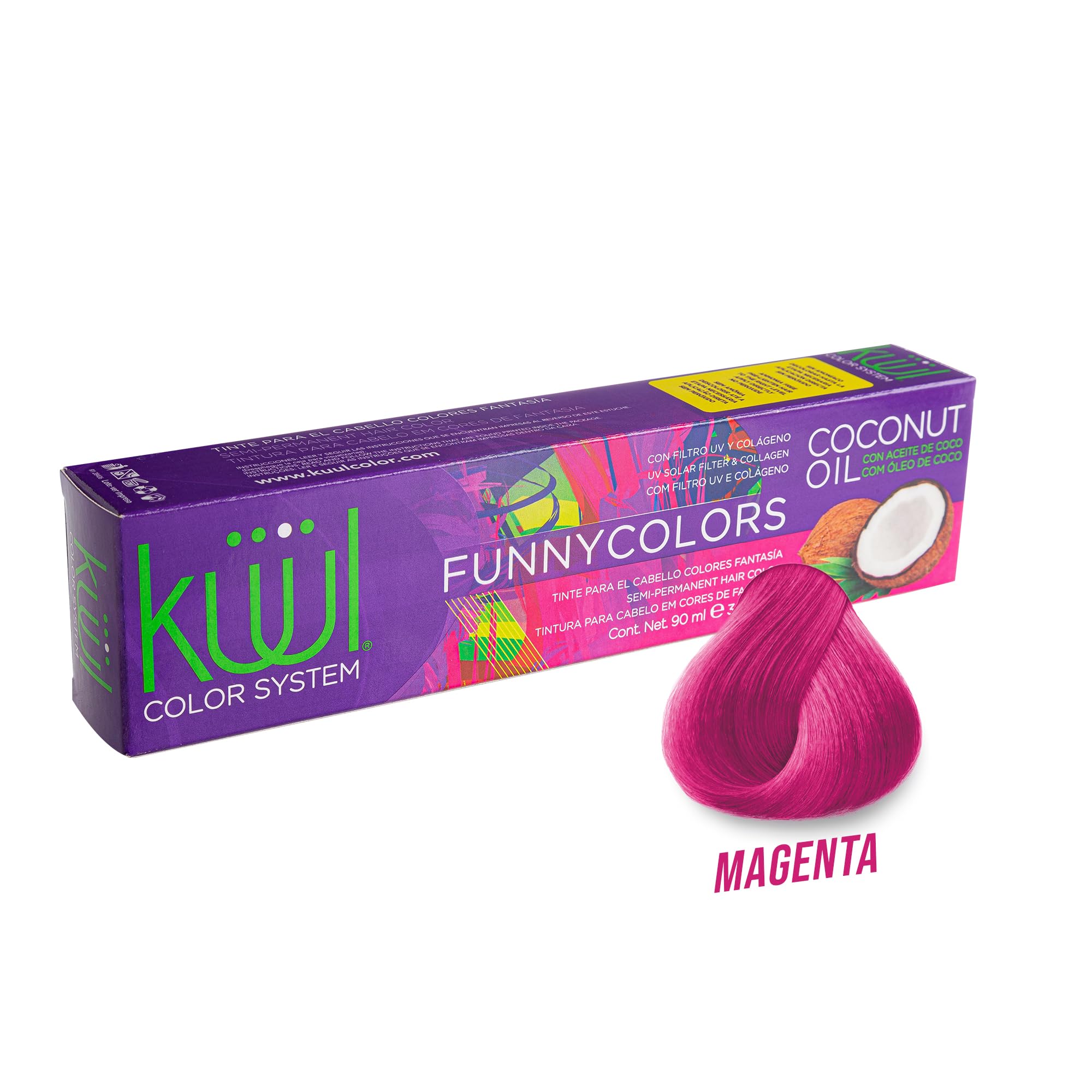 KÜÜL - Tinte para Cabello Funny Colors de Color System 90ml en Crema ...