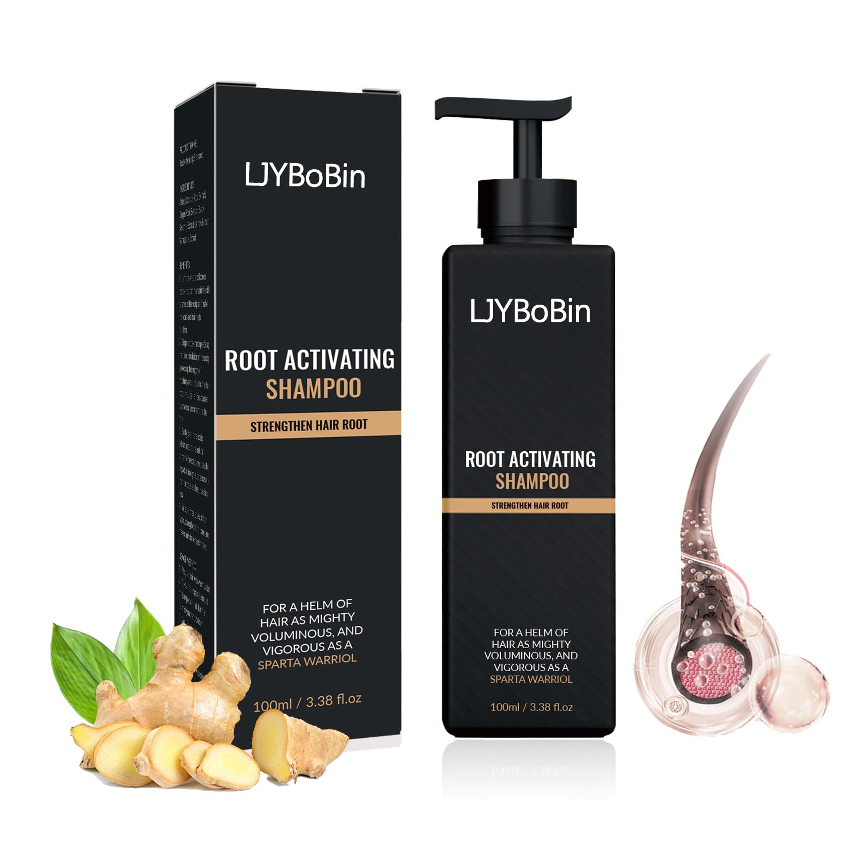 LJYBoBin Spartan Shampoo,Spartan Hair Shampoo Suitable for All Hair ...